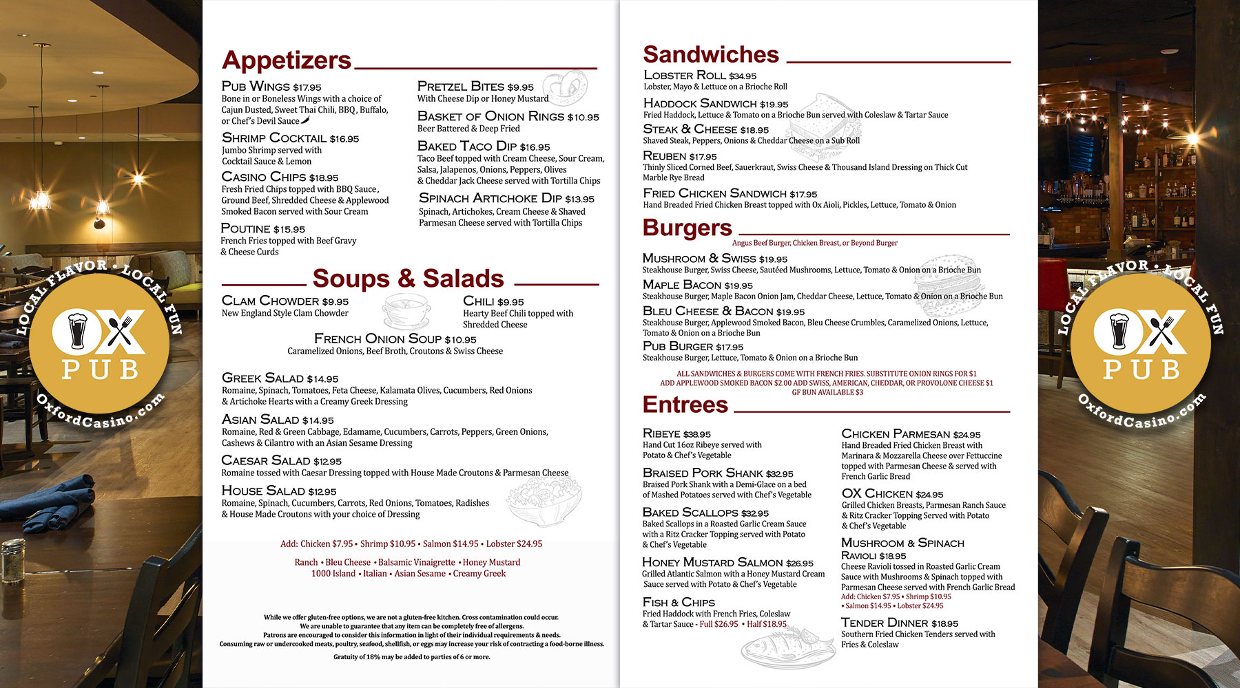 FAQ - Oxford Casino Hotel & Event Center